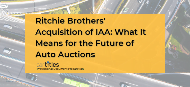 Ritchie Brothers' Acquisition of IAA: What It Means for the Future of ...