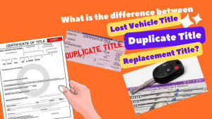 What is the difference between Lost Vehicle Title, Duplicate Title, and ...